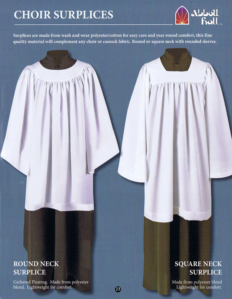 Adult Choir Gowns - Abbott Hall