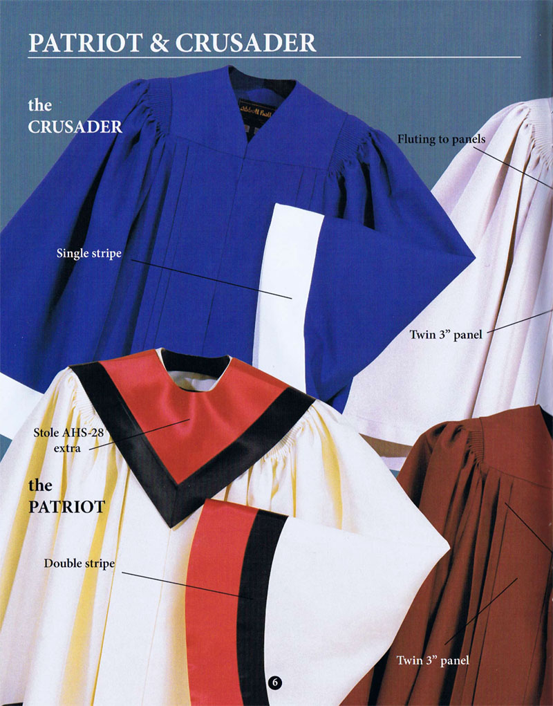 Adult Choir Gowns - Abbott Hall