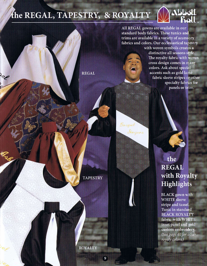 Adult Choir Gowns - Abbott Hall